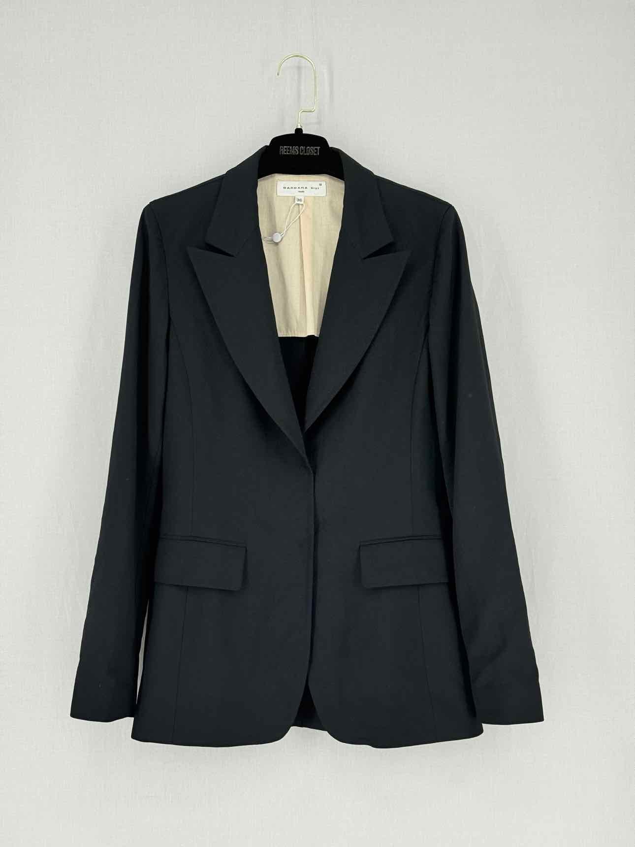 BARBARA BUI Single Breasted Black Size US 0 Jacket - Reems Closet