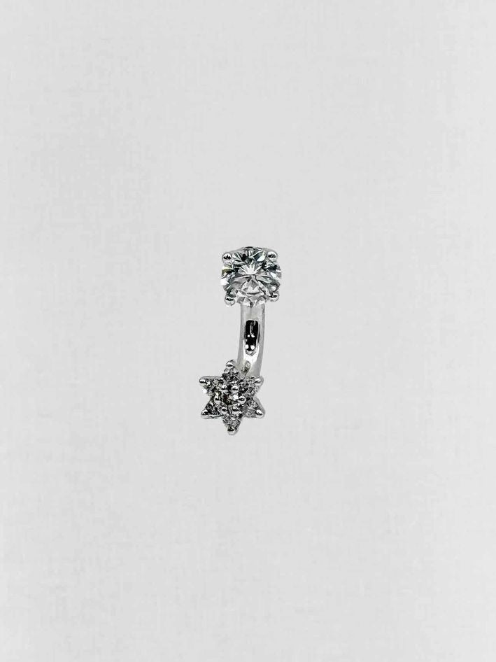 MARIA TASH Diamond Flower & Scallop Set Navel - Reems Closet